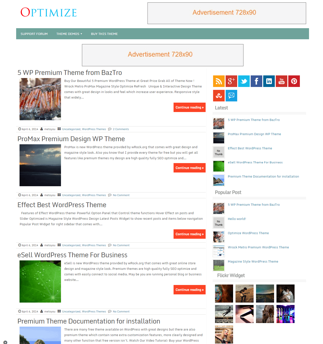 Optimize WP Theme - WordPress Theme Store - InsertCart Optimize WP Theme - WordPress Theme Store - InsertCart
