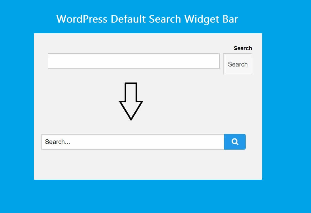 Customize WordPress Default Search Bar Using CSS WordPress Theme