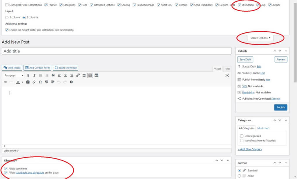 Enable and Disable Comments in WordPress Block / Classic Editor – WordPress Theme Store – InsertCart
