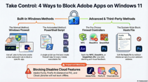 How to Completely Block Adobe Apps from the Internet on Windows 11 ...